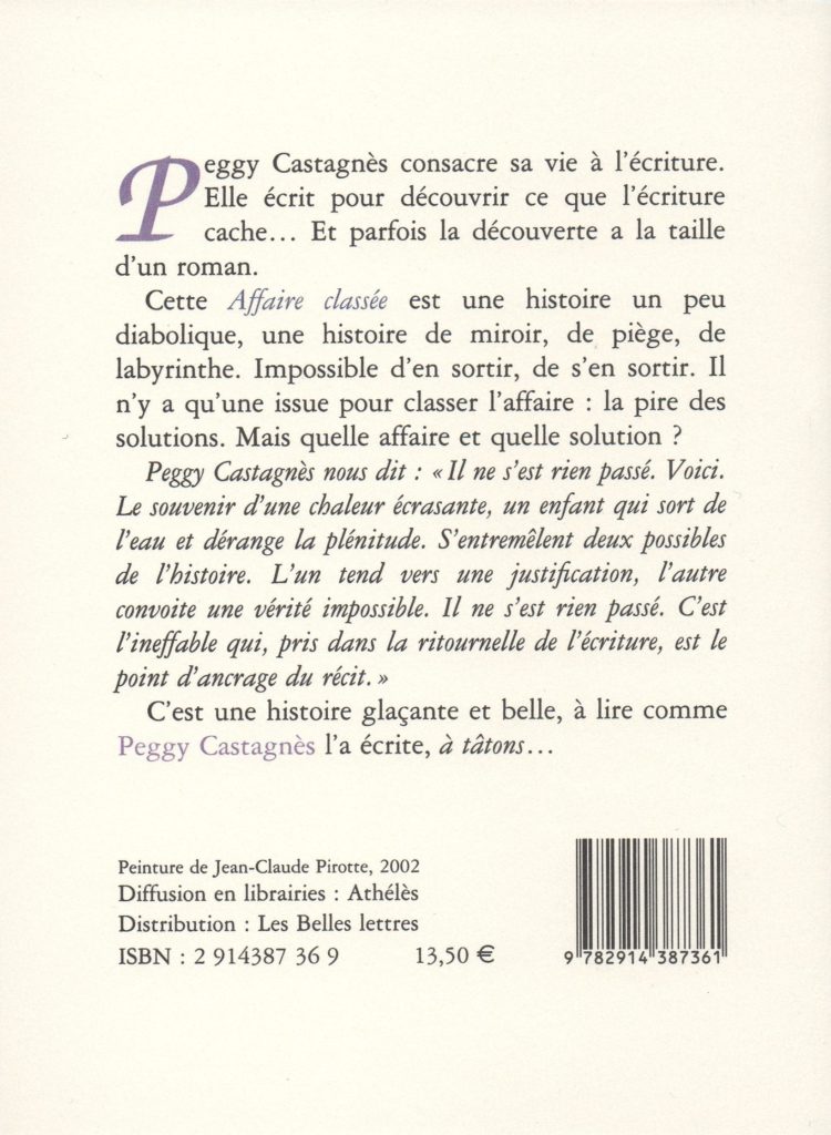 Affaire classée L'ESCAMPETTE